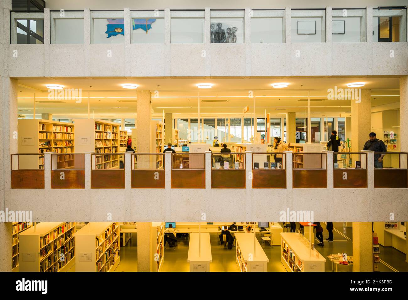 Interior view of the library hi-res stock photography and images - Alamy