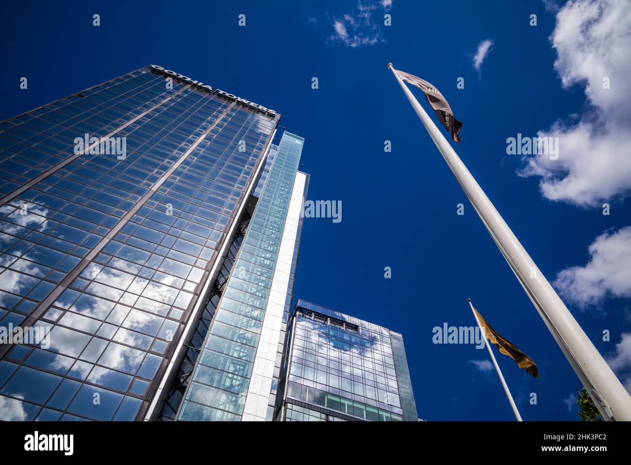Sweden, Vastragotland and Bohuslan, Gothenburg, Gotha Towers, high rise ...