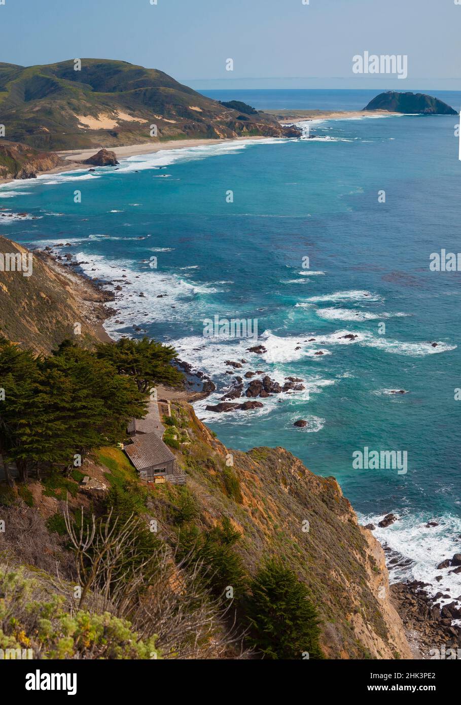 Big Sur Coastal Cliffs, California, USA Stock Photo - Alamy