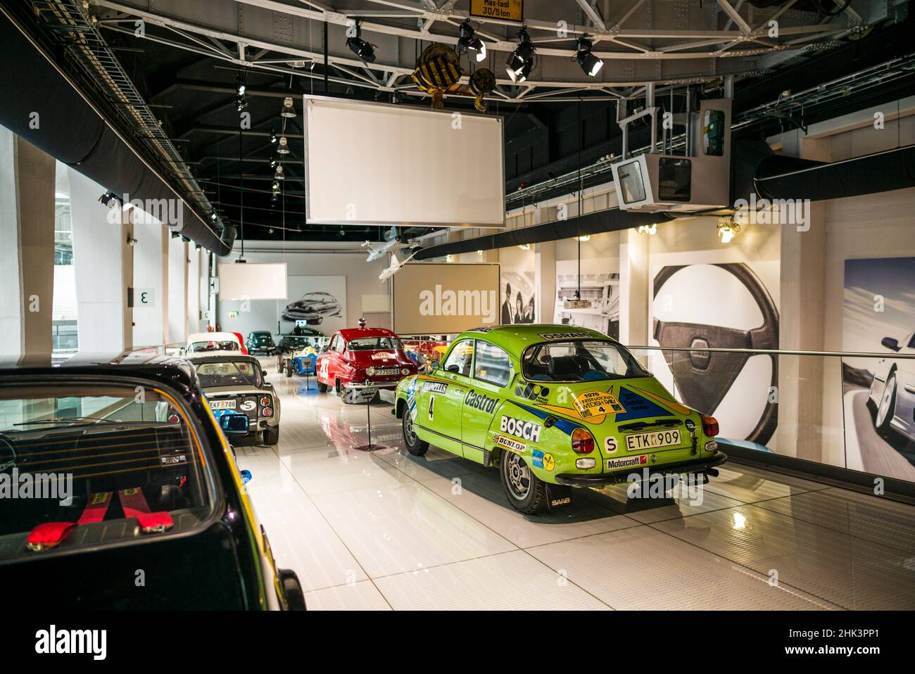 Sweden, Vastragotland, Trollhattan, Saab Car Museum, gallery of SAAB ...