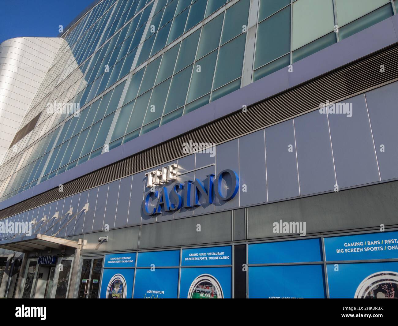 Frontage of the Casino MK, part of the Aspers chain, situated in the ...