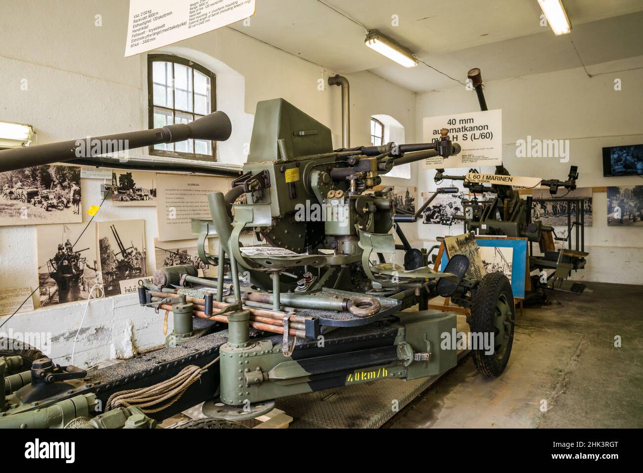 Sweden, Varmland, Karlskoga, Bofors Gun Works, owned by Alfred Nobel ...