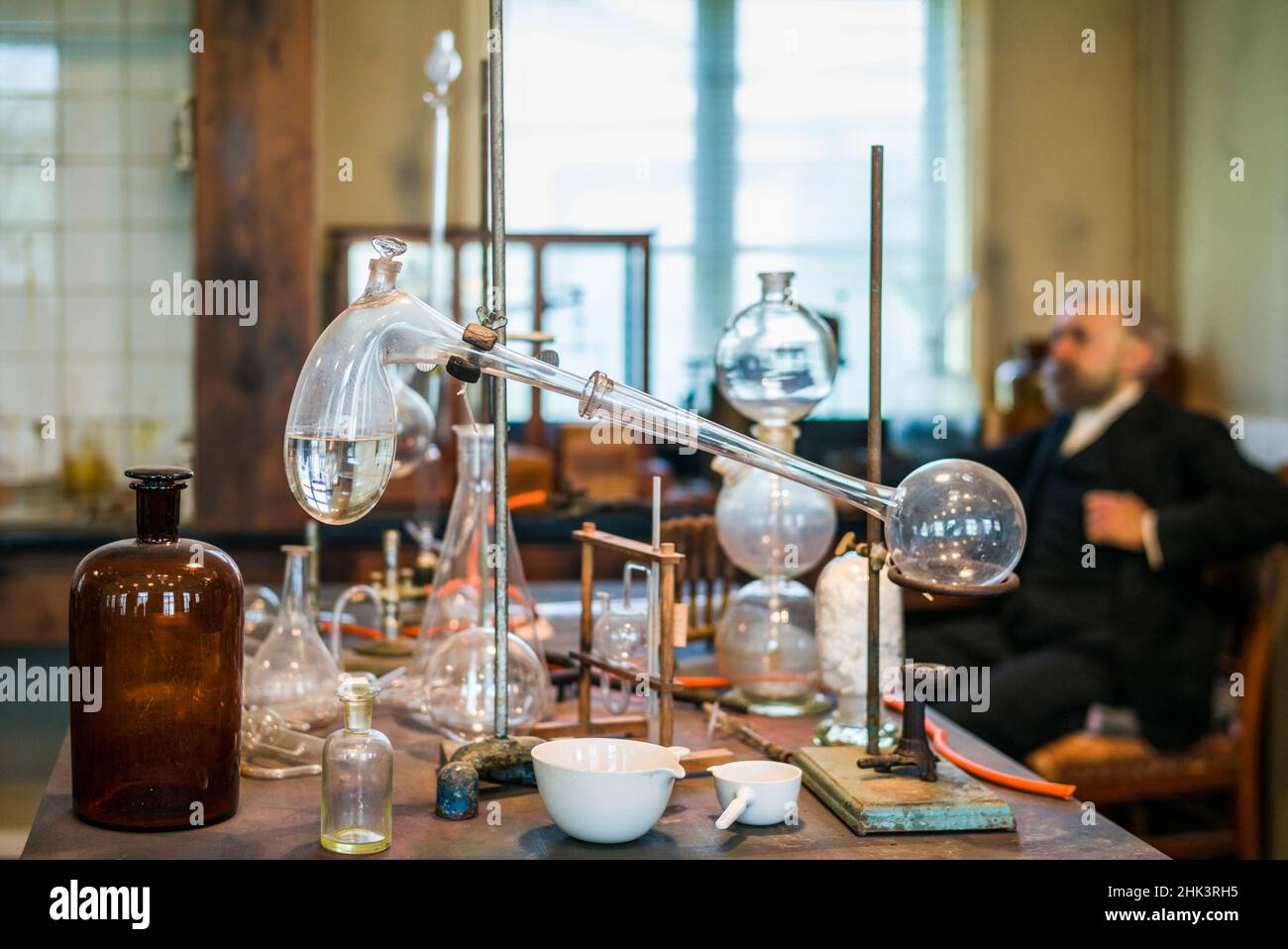 Sweden, Varmland, Karlskoga, Alfred Nobel's laboratory, laboratory ...