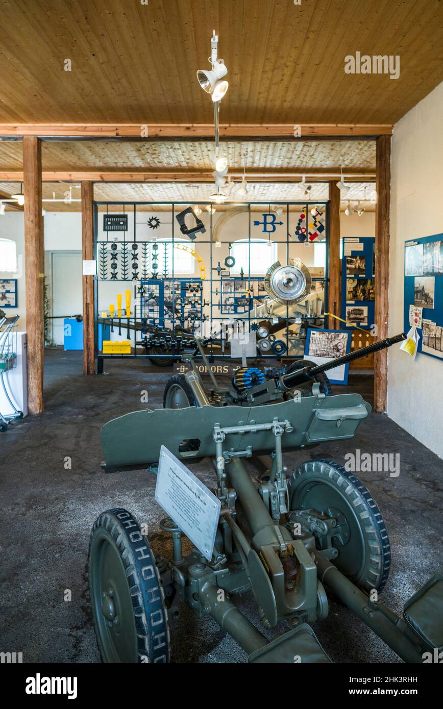 Sweden, Varmland, Karlskoga, Bofors Gun Works, owned by Alfred Nobel ...