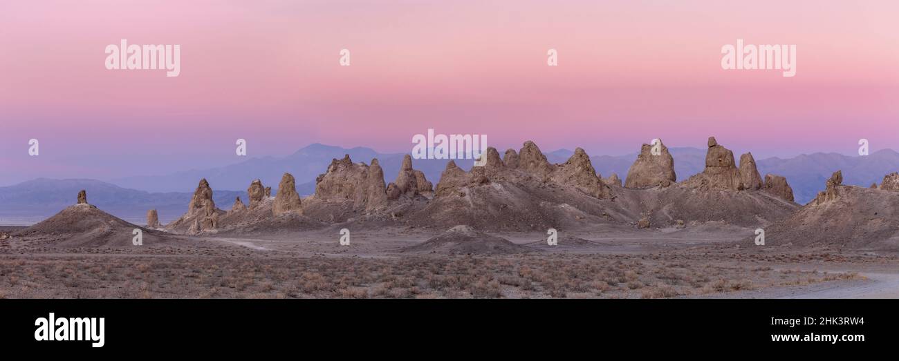 California sunset trona pinnacles credit hi-res stock photography and ...