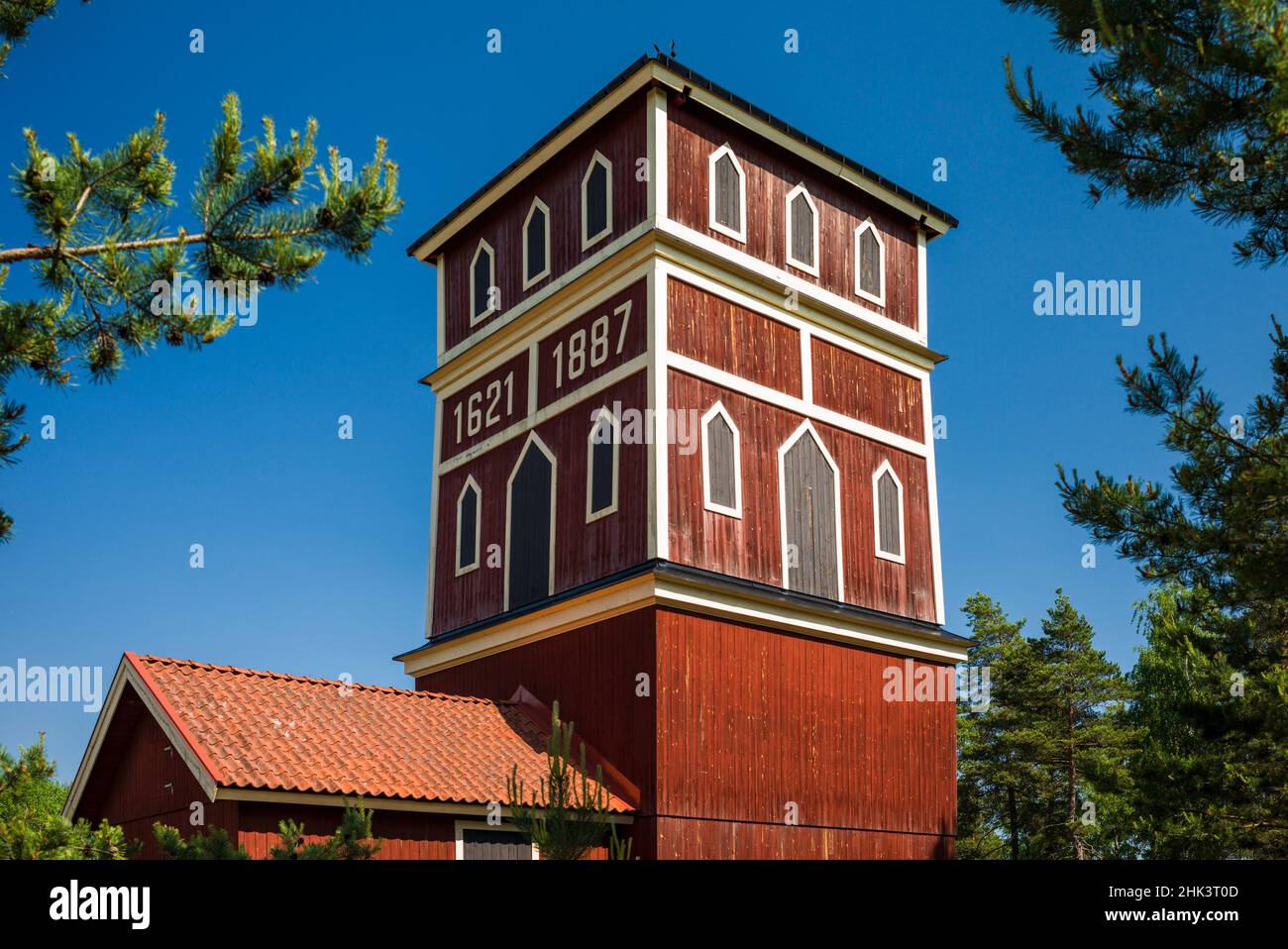 Sweden, Vastmanland, Sala, Sala Silvergruva silver mine, mine buildings ...
