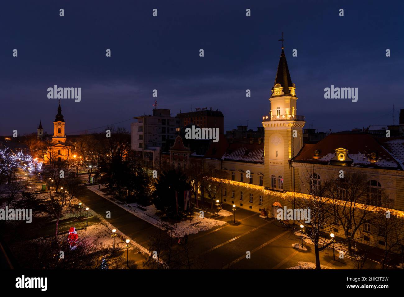 The main square of Kikinda has been declared nature reserve to protect ...