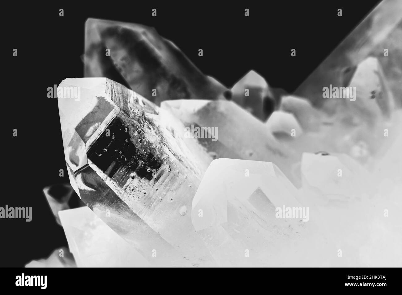 Rock and quartz pattern Black and White Stock Photos & Images - Alamy