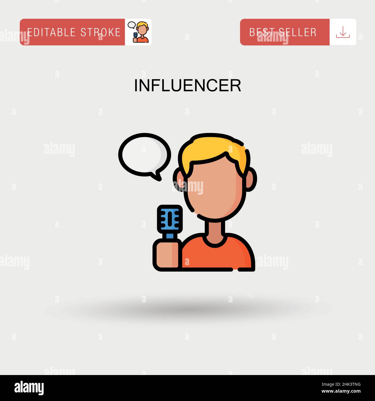 Influencer vector hi-res stock photography and images - Alamy