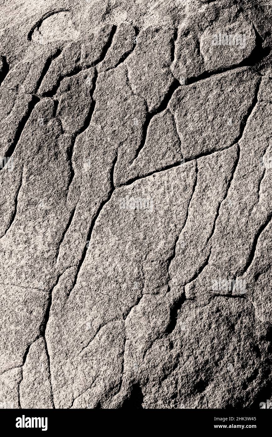 Jumbled granite boulders at Council Rocks in the Dragoon Mountains in ...