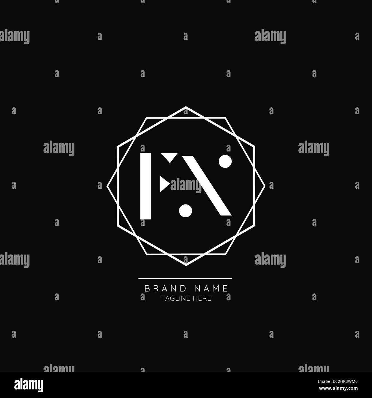 Modern Luxury FX Letter Business Logo Design Alphabet Icon Vector ...