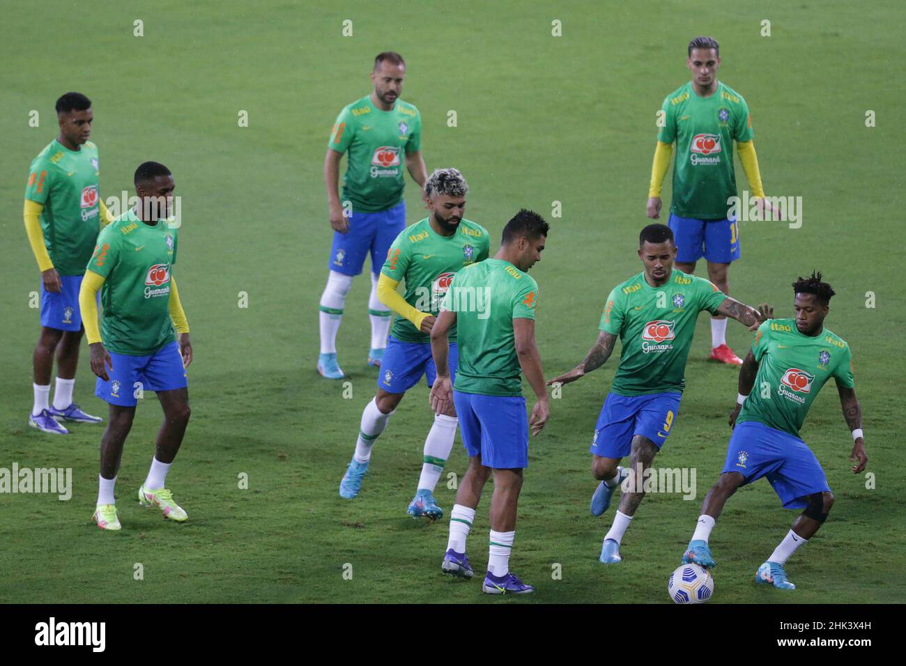 Casemiro, Gabriel Barbosa, Gabriel Jesus e Fred do Brasil, momentos ...