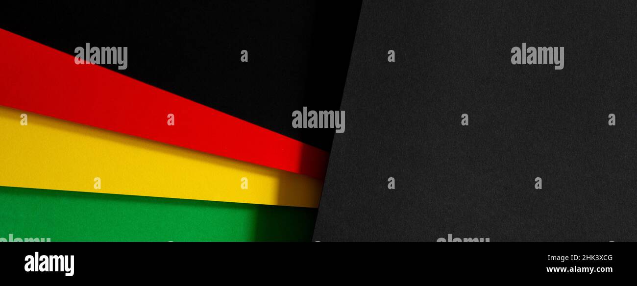 Black History Month color background. African American history month ...