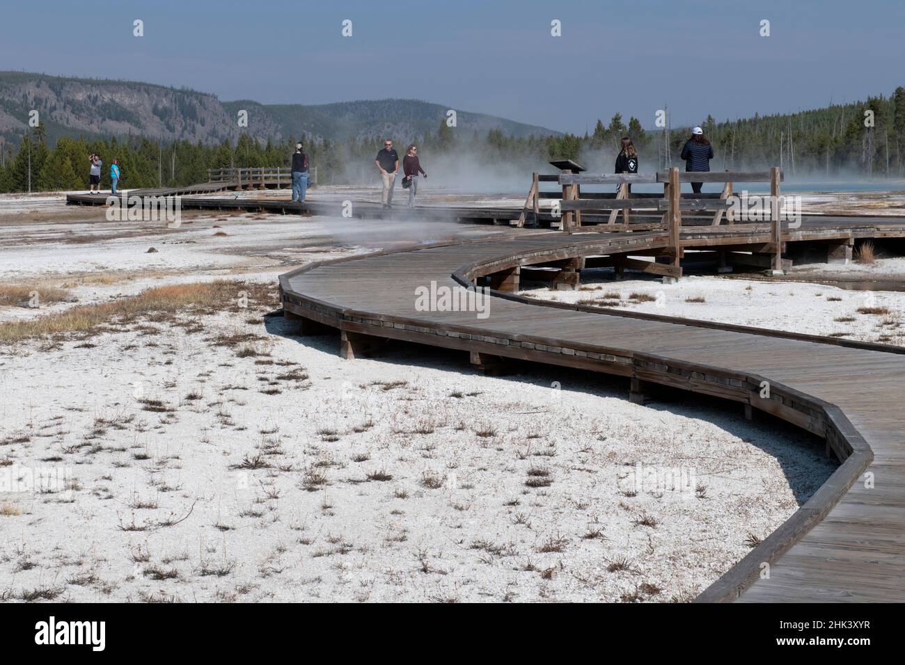 Black sand basin trail hi-res stock photography and images - Alamy