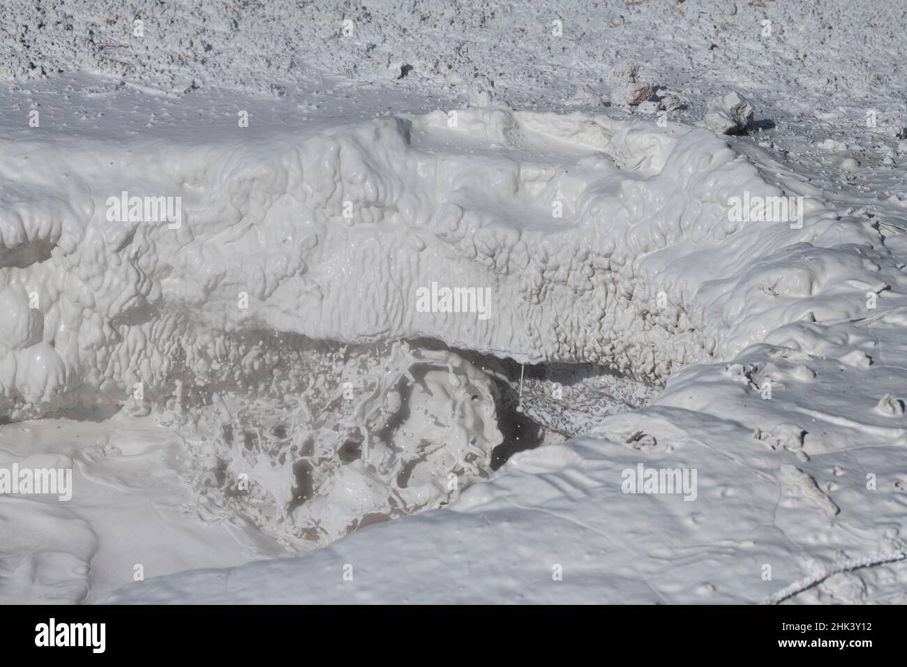 USA, Wyoming, Yellowstone National Park, Atrists' Paintpots. Boiling ...