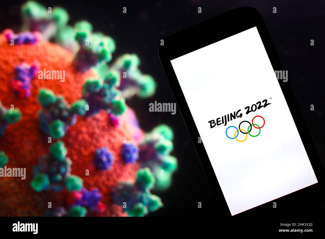 Beijing 2022 logo hi-res stock photography and images - Alamy