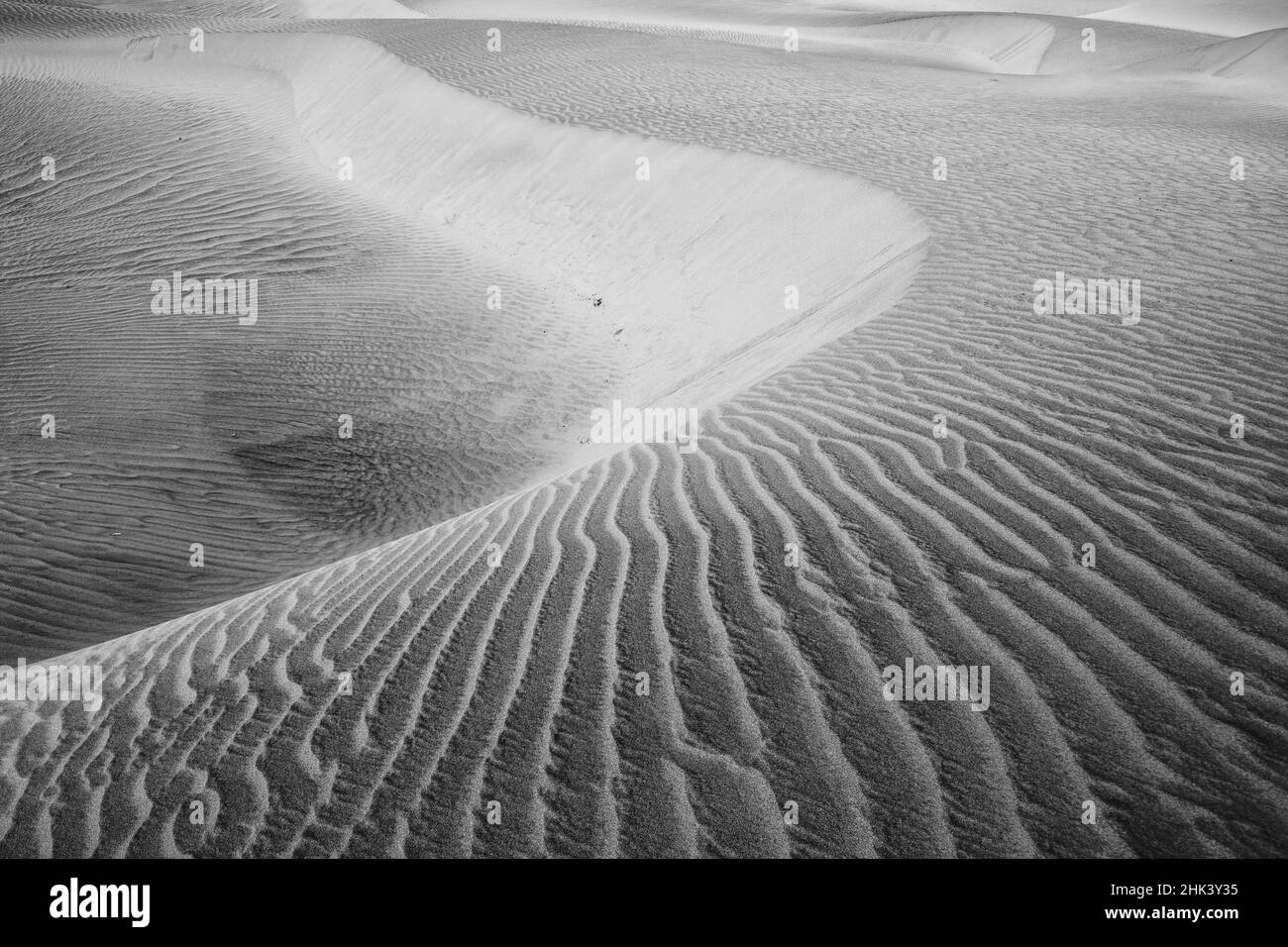 Dune Abstract, Death Valley Stock Photo - Alamy