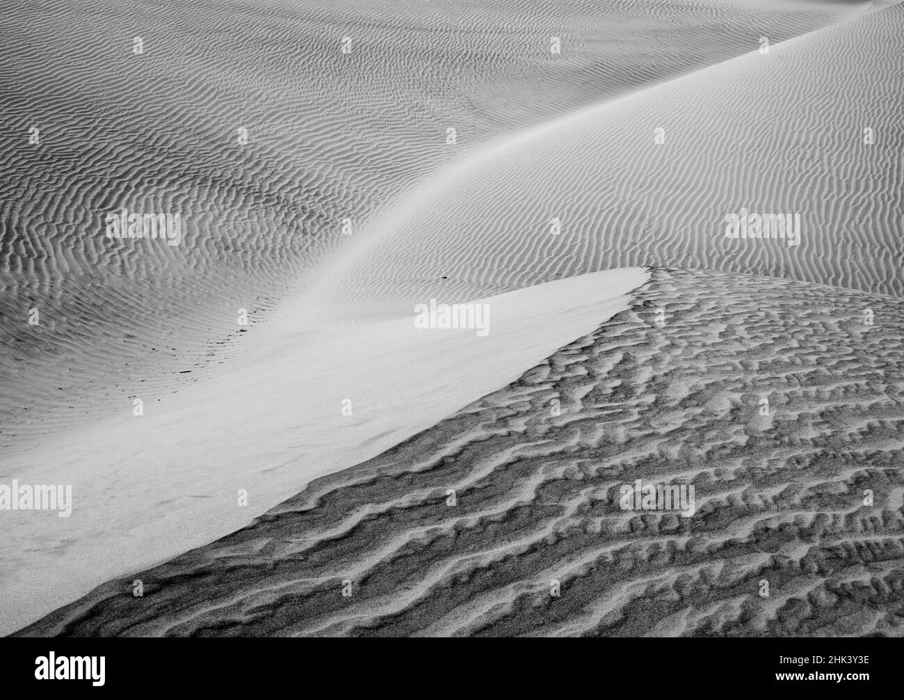 Dune Abstract, Death Valley Stock Photo - Alamy