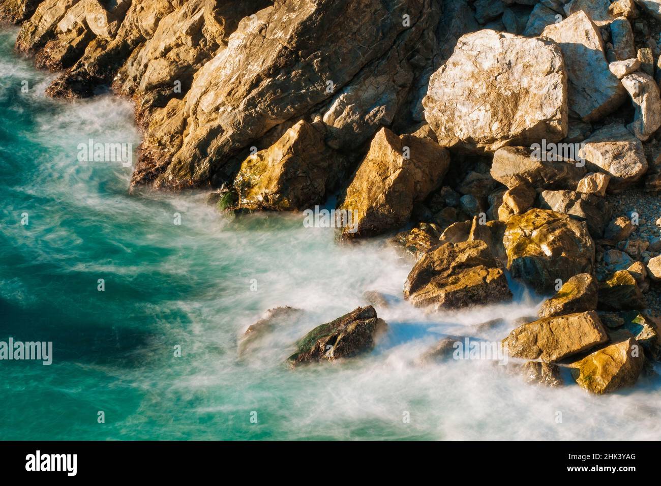 Rocks and surf, Julia Pfeiffer Burns State Park, Big Sur, California ...