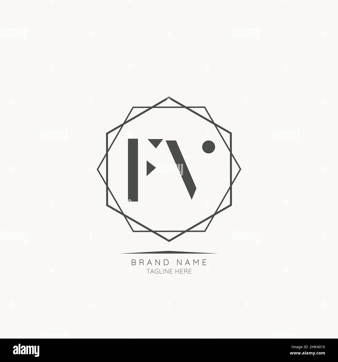Modern Luxury FA Letter Business Logo Design Alphabet Icon Vector Symbol. Creative minimal ...