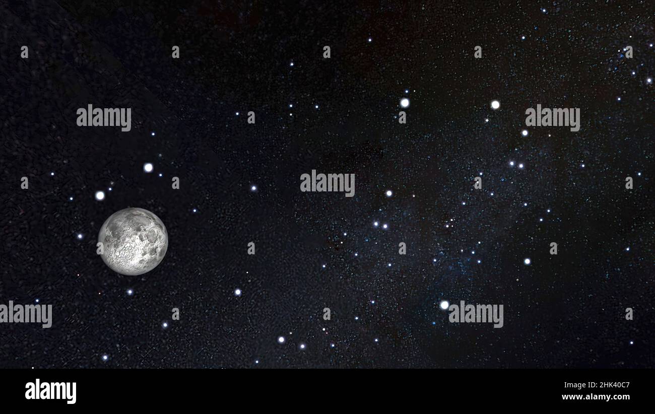 Infinite universe, outer space, stars and planets Stock Photo - Alamy