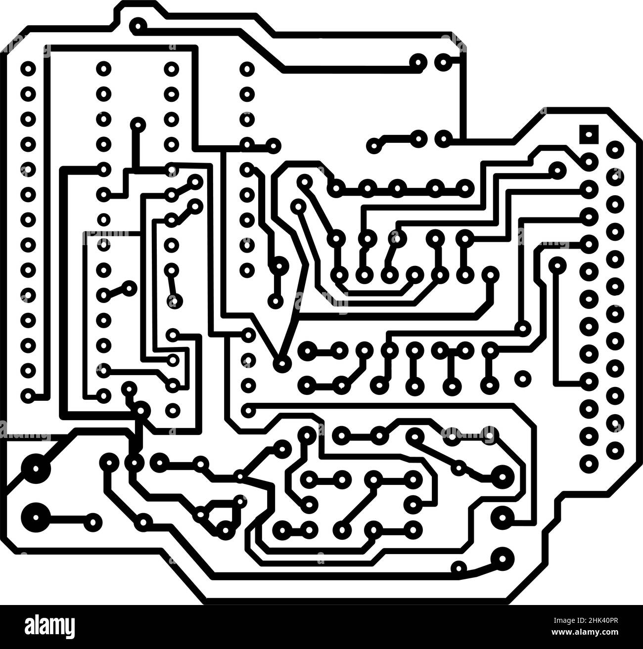 Electric scheme for design use. Vector illustration Stock Vector Image ...