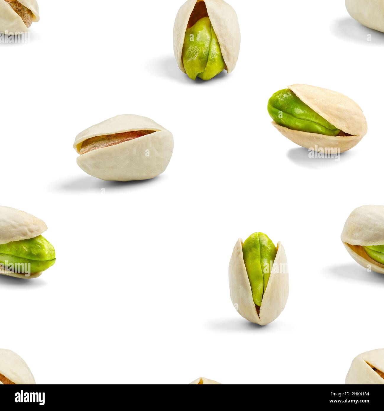 Pistachio Seamless pattern on white background. design background Stock ...