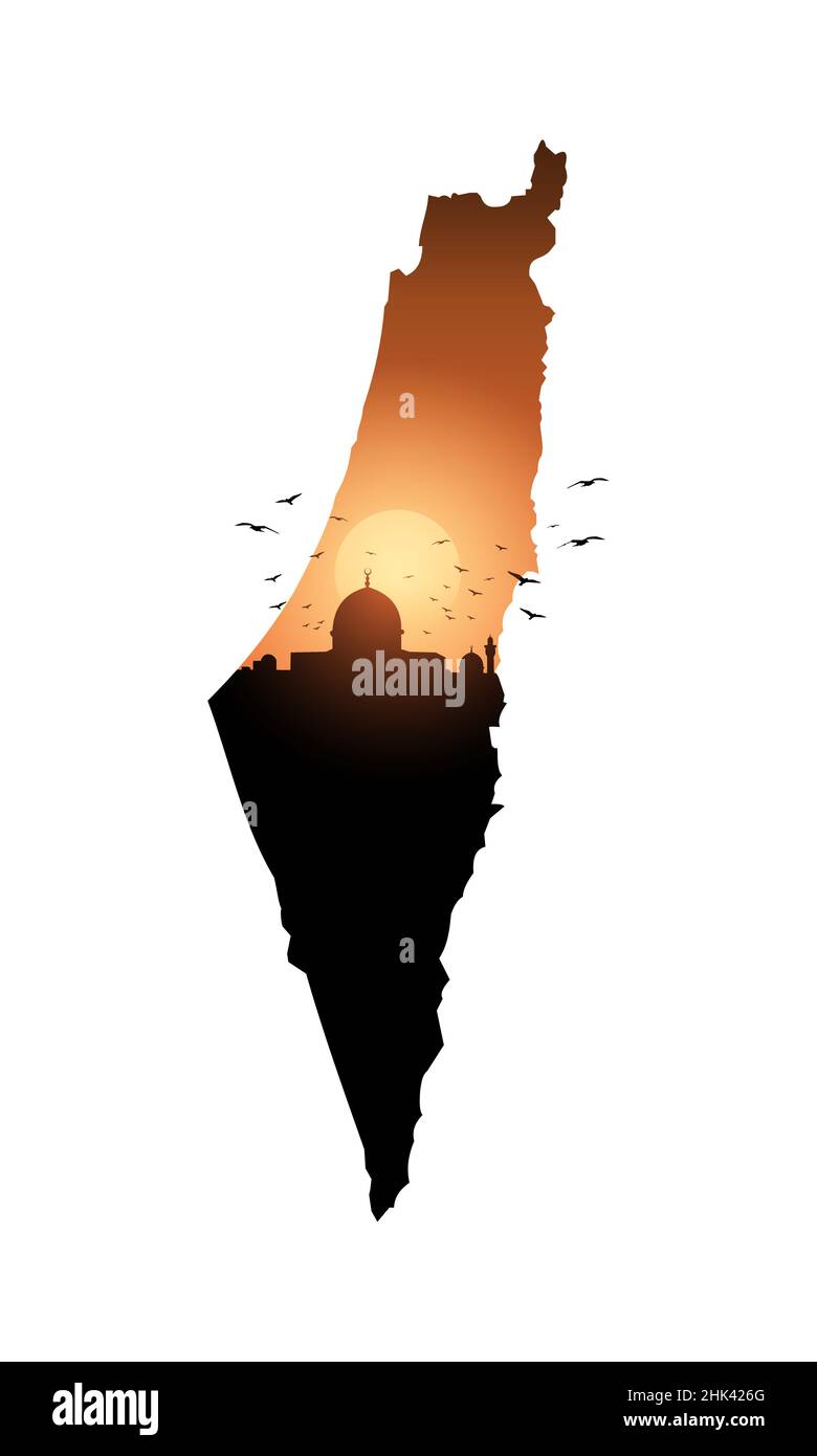 Palestine Map Drawing High Resolution Stock Photography and Images - Alamy