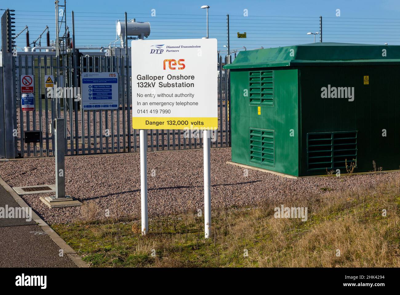 Galloper Onshore electricity substation for offshore wind farm ...