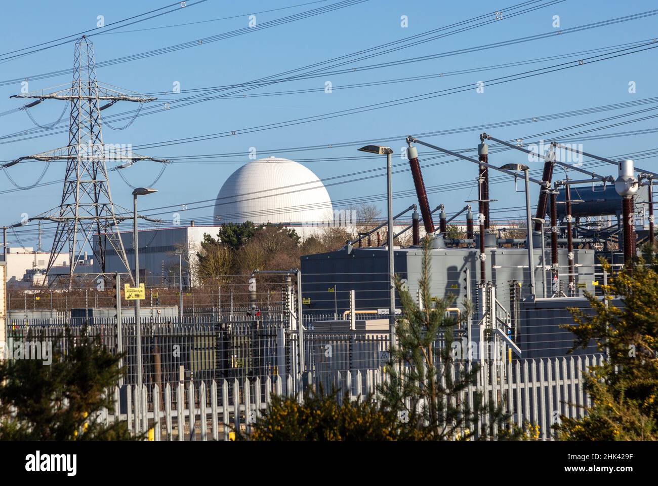 Pylon electric substation uk hi-res stock photography and images - Alamy