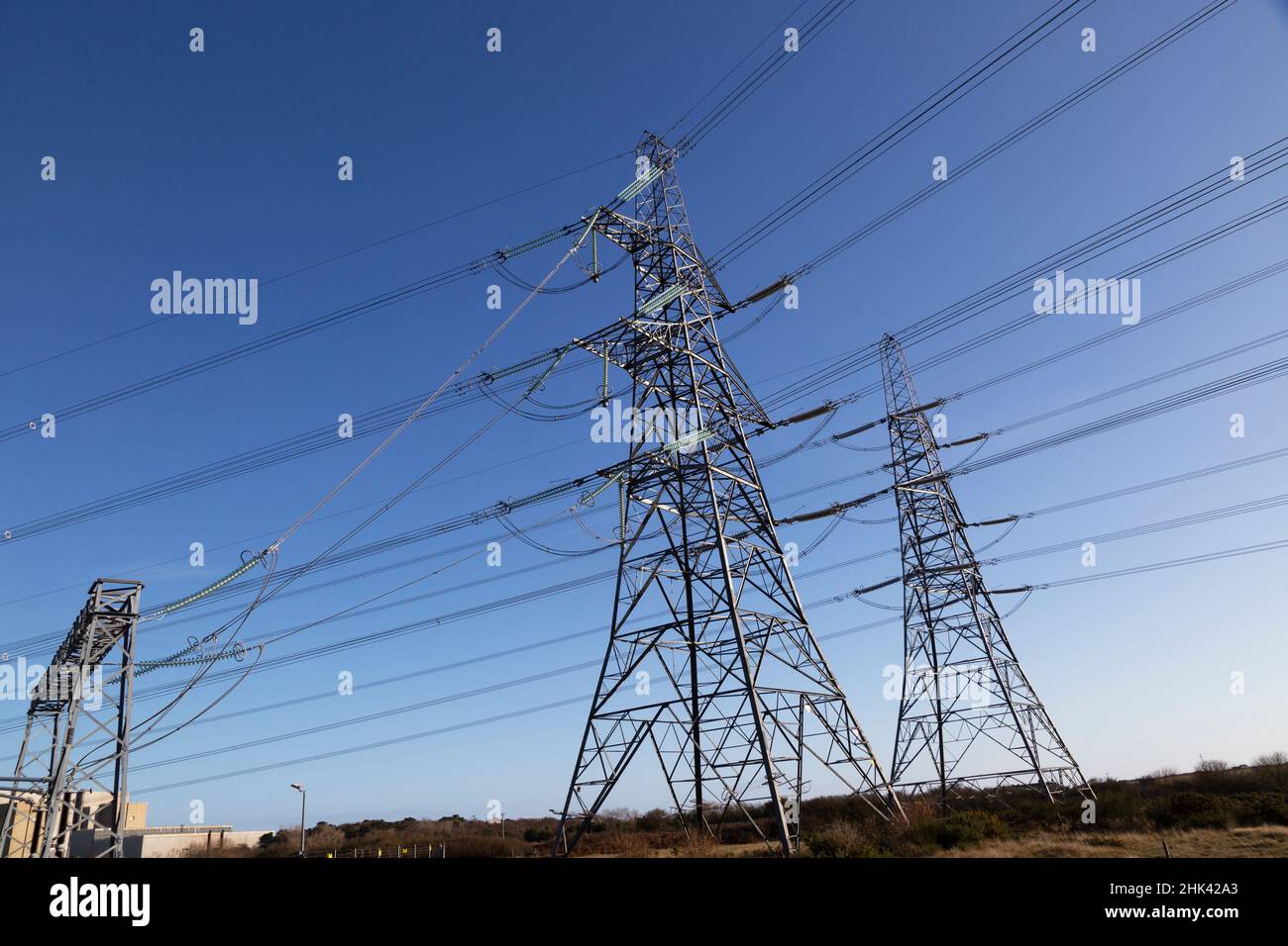 Inner Gabbard Offshore wind farm electricity substation connection to ...