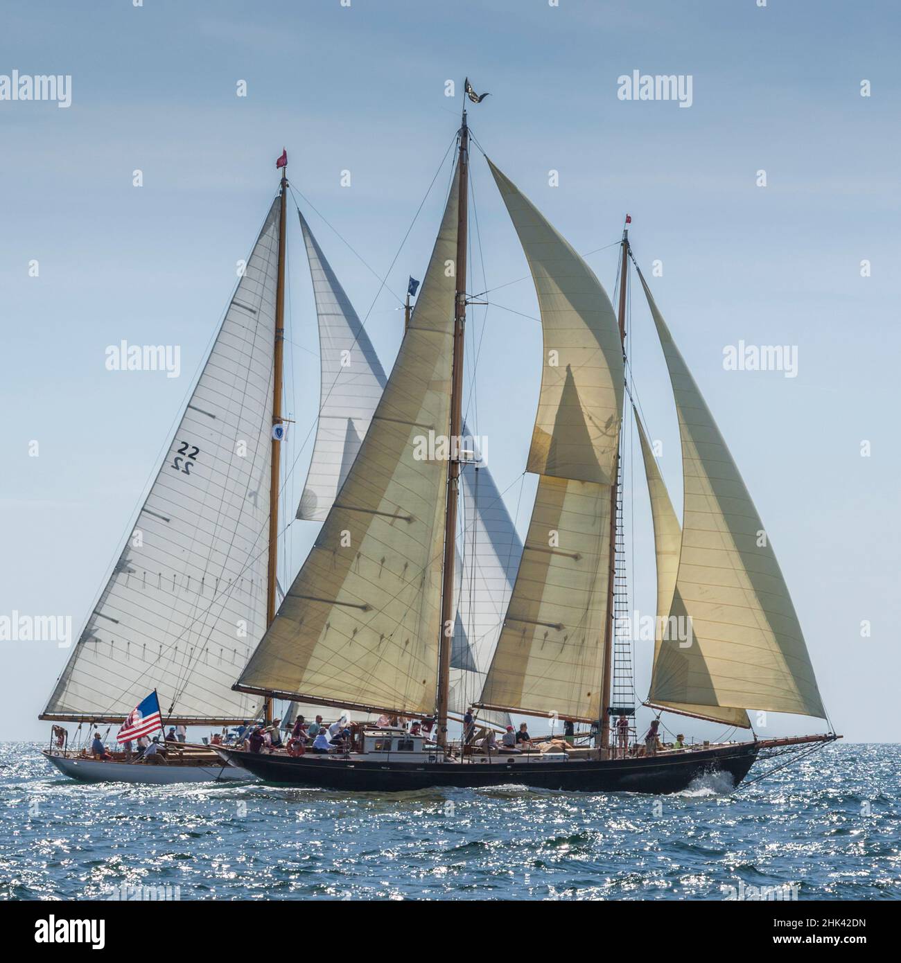 USA, Massachusetts, Cape Ann, Gloucester. Gloucester Schooner Festival ...