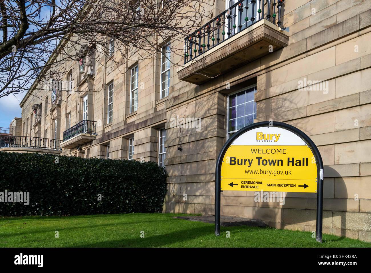 Bury Town Hall Stock Photo - Alamy