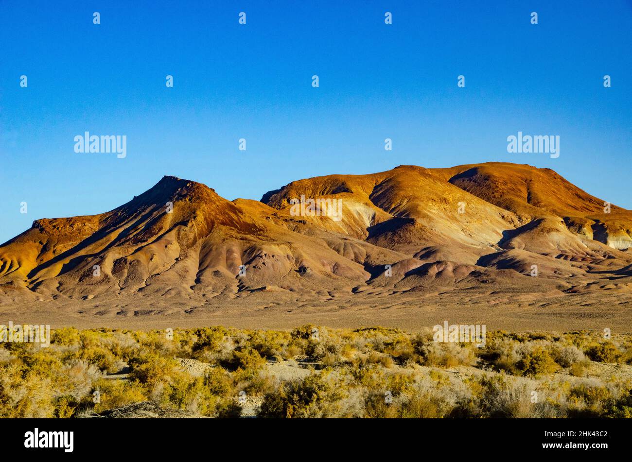 USA, Nevada, Black Rock Desert, Calico Hills from Soldier Meadows Road Stock Photo - Alamy