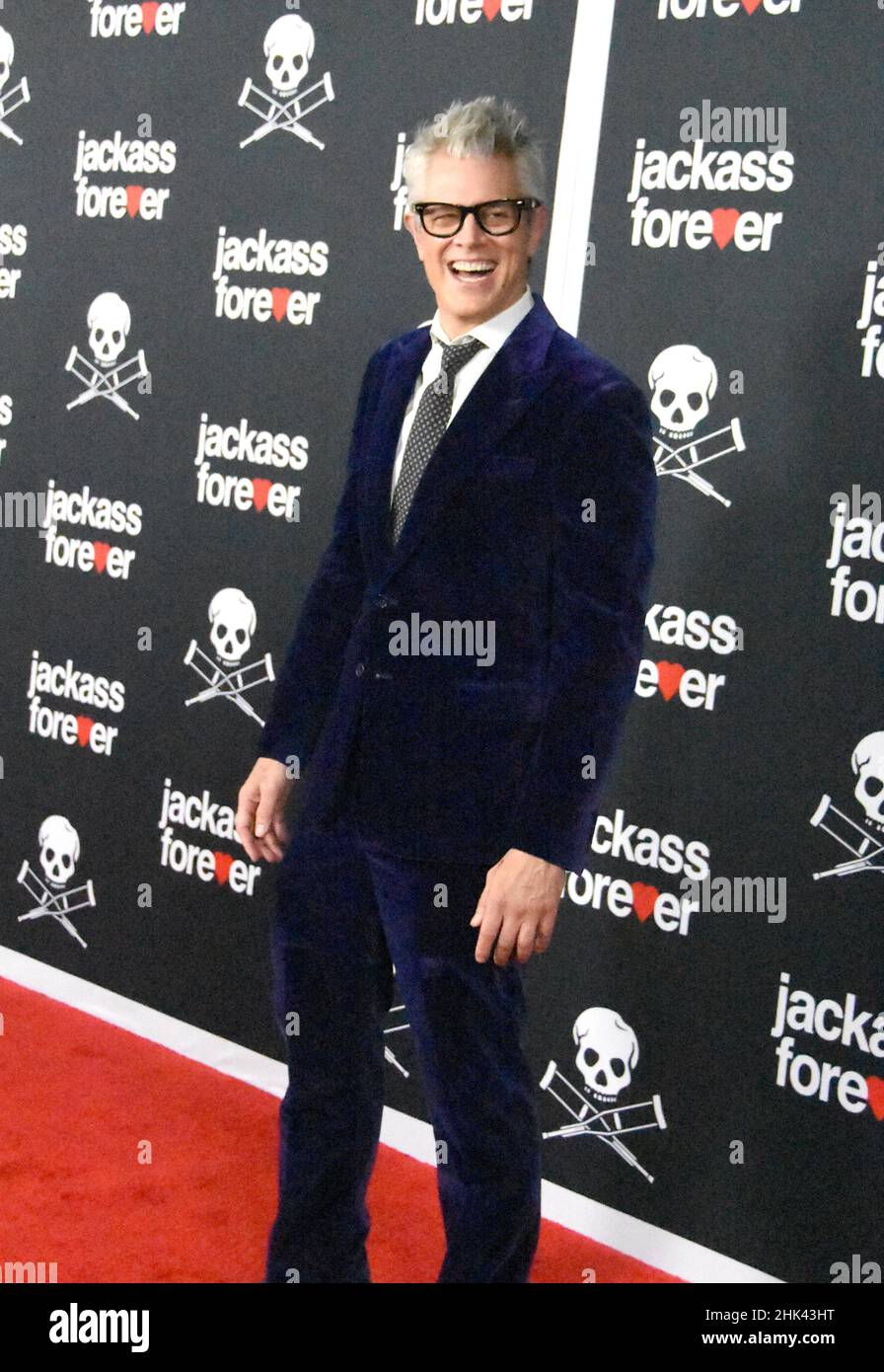 Los Angeles, California, USA 1st February 2022 Actor Johnny Knoxville ...
