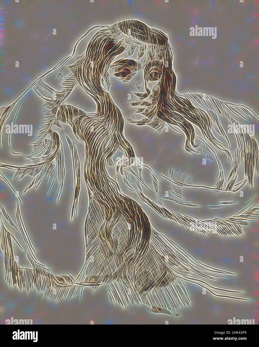 Inspired by Odalisk, James Ensor, circa 1880-1890, drawing, Belgian Art ...