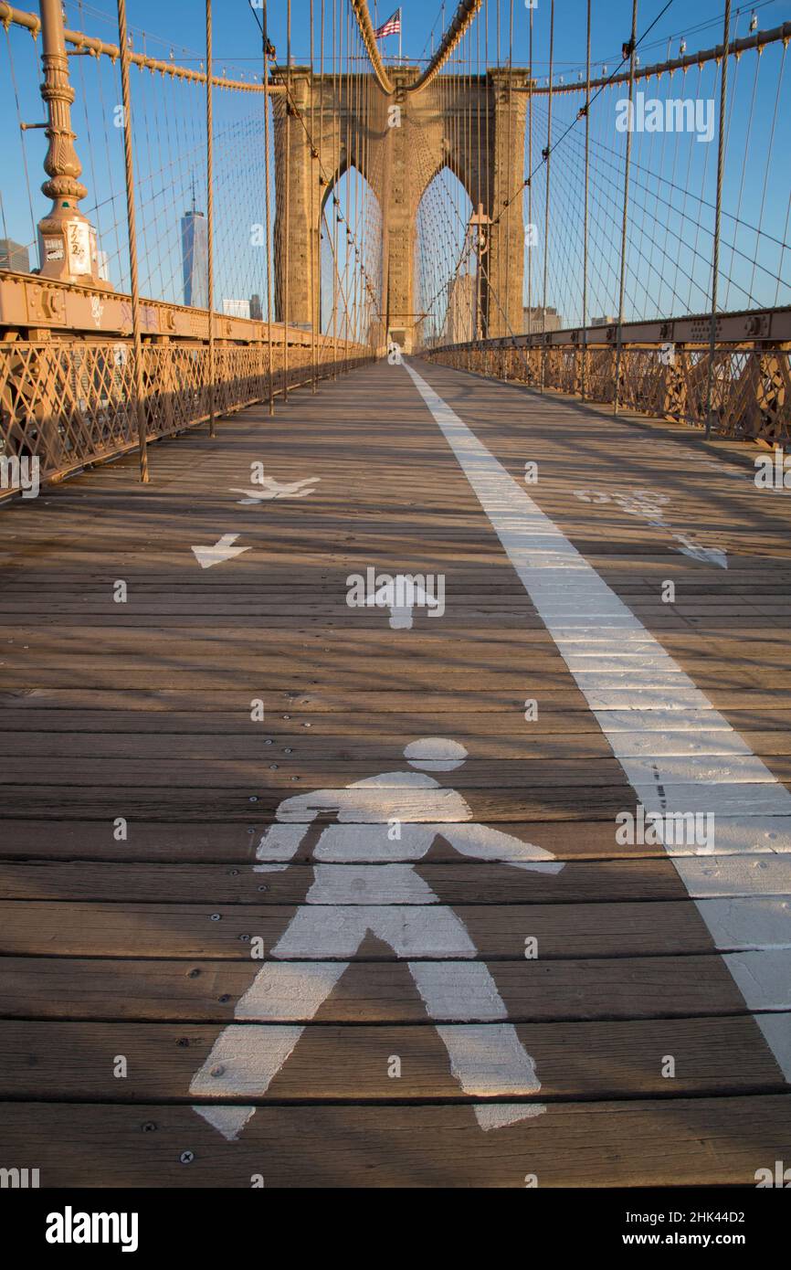 USA, New York, New York, Brooklyn Bridge Stock Photo - Alamy