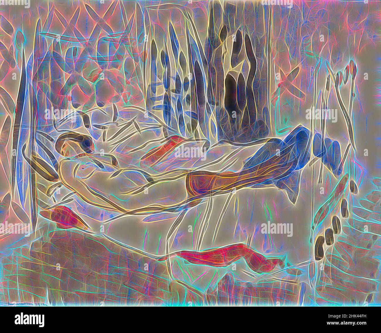 Inspired by Resting woman, Rik Wouters, 1912, watercolor painting ...