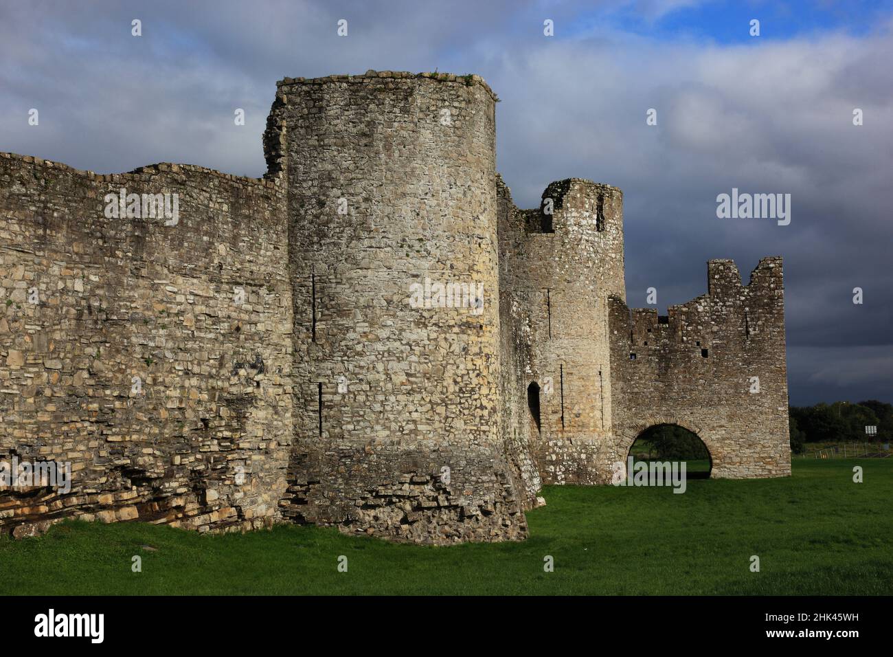 Dunmoe Castle in Navan, An Uaimh, eine Stadt der Grafschaft Meath in ...