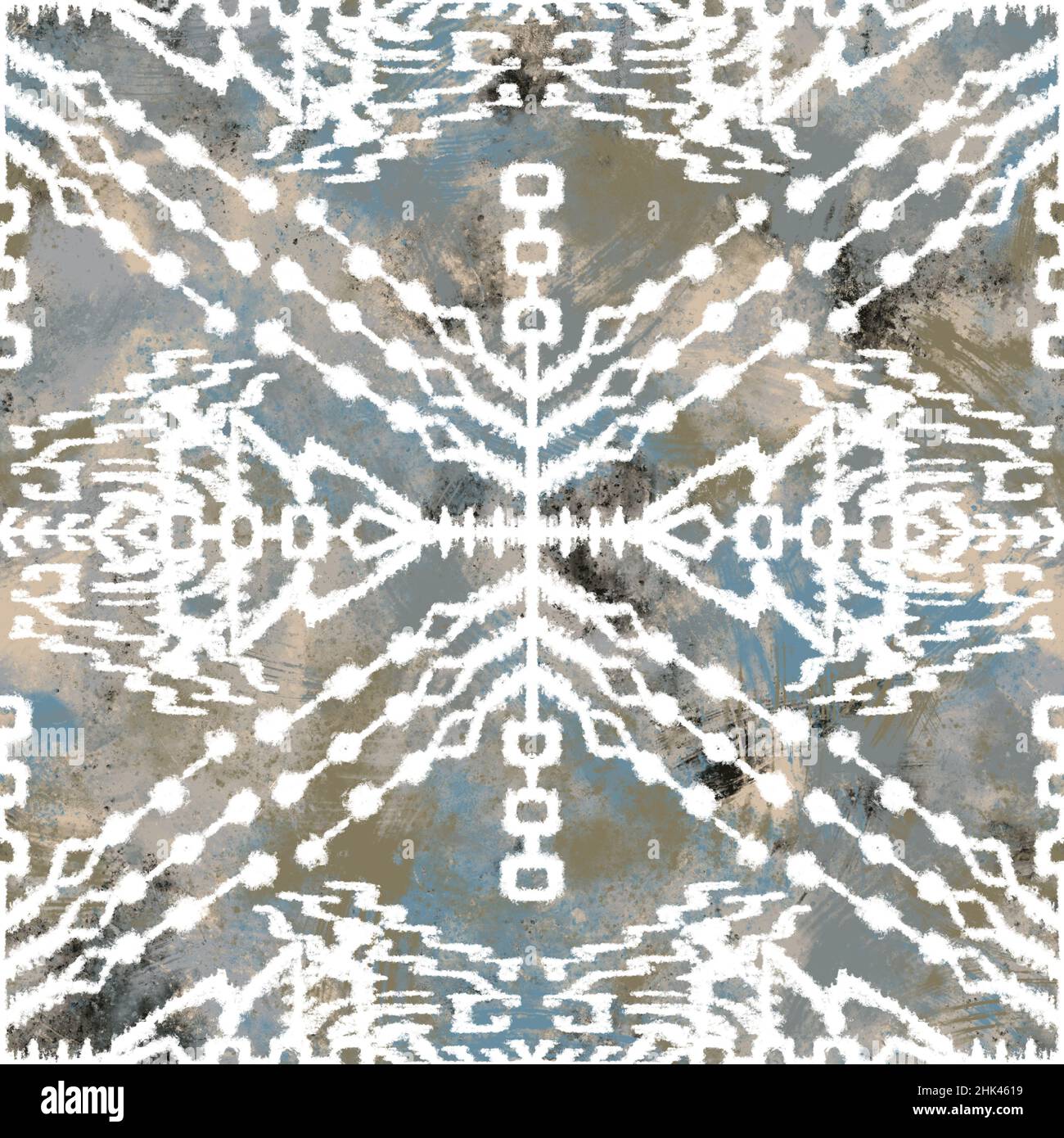 Seamless neutral and white grungy classic abstract surface pattern ...