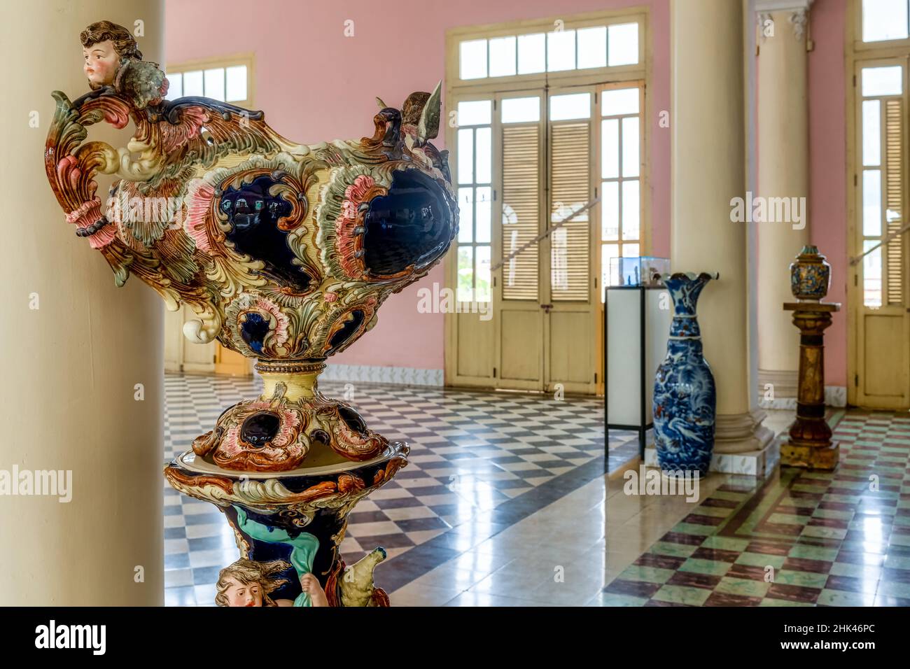 Decorative colonial vases decorating a living room in the Decorative ...