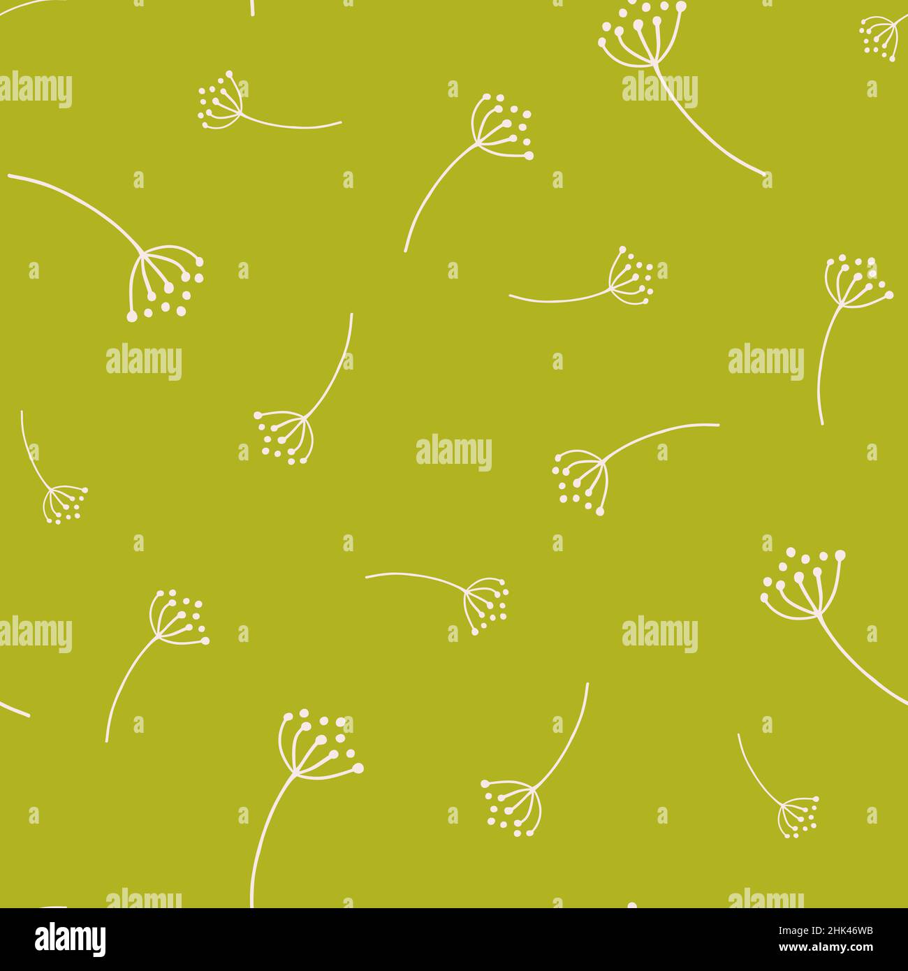 Random seamless doodle pattern with random outline rowan berry shapes ...