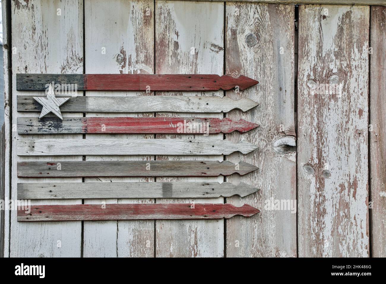 USA, Washington State, Palouse. American flag in Benge Stock Photo - Alamy