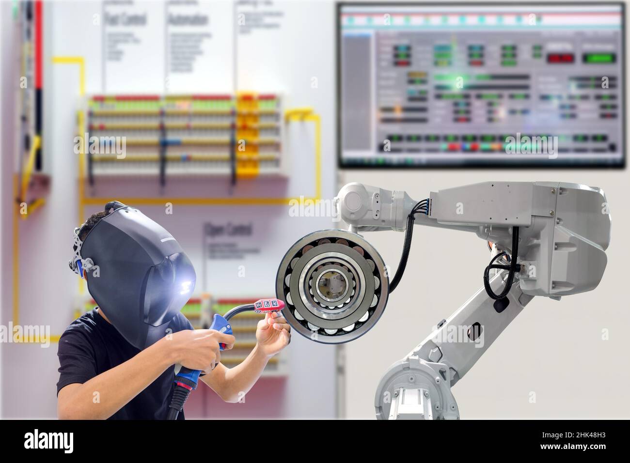 Smart factory iot hi-res stock photography and images - Alamy