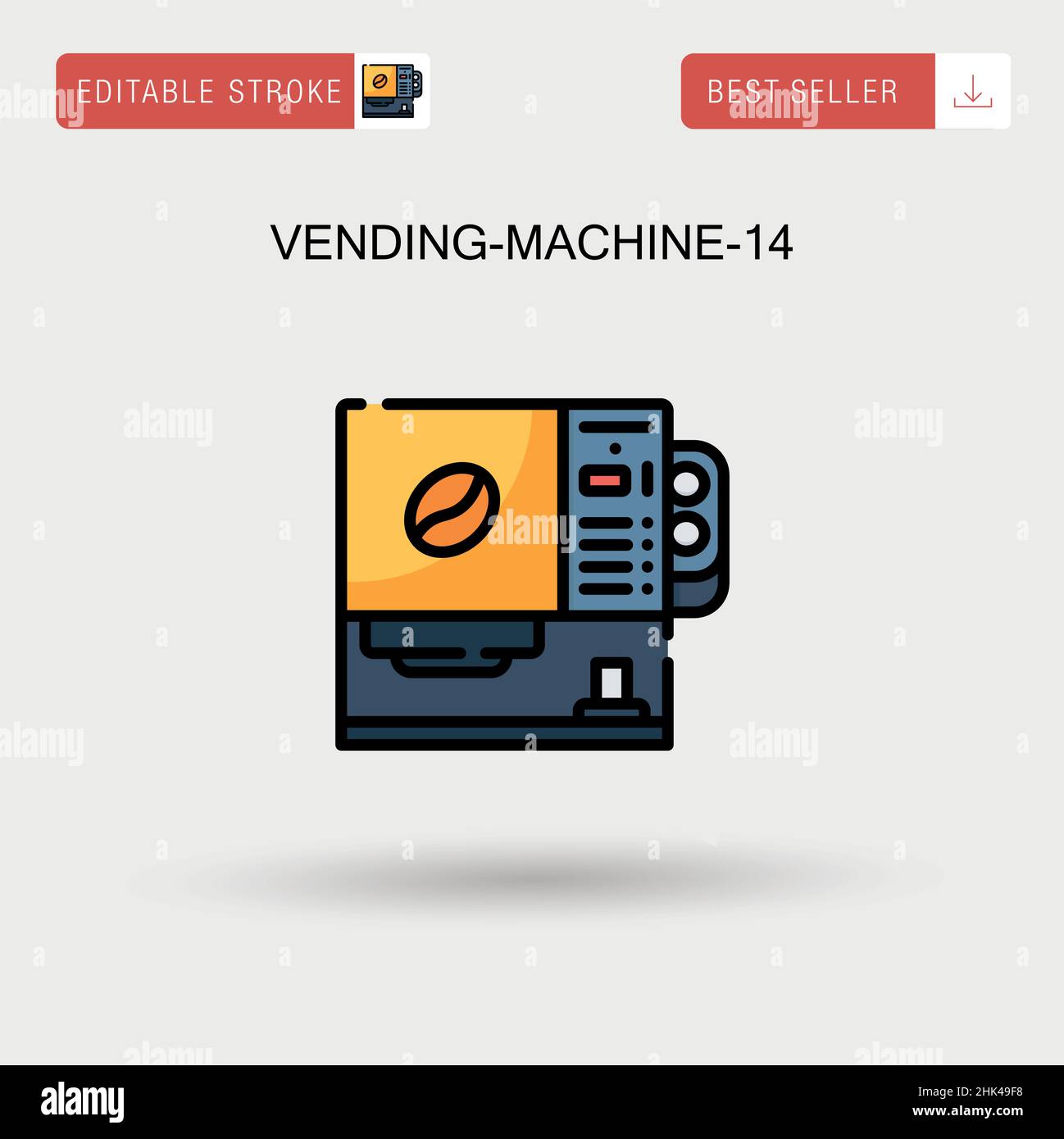 Vending-machine-14 Simple vector icon Stock Vector Image & Art - Alamy