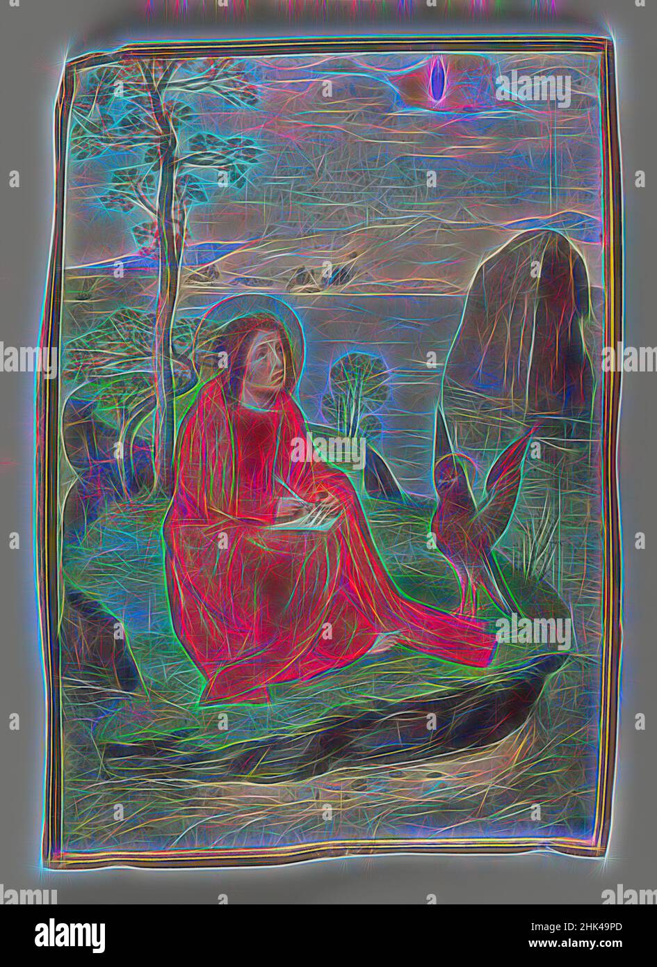 Inspired by St. John Writing on Patmos, Simon Bening, Flemish, 1483 ...