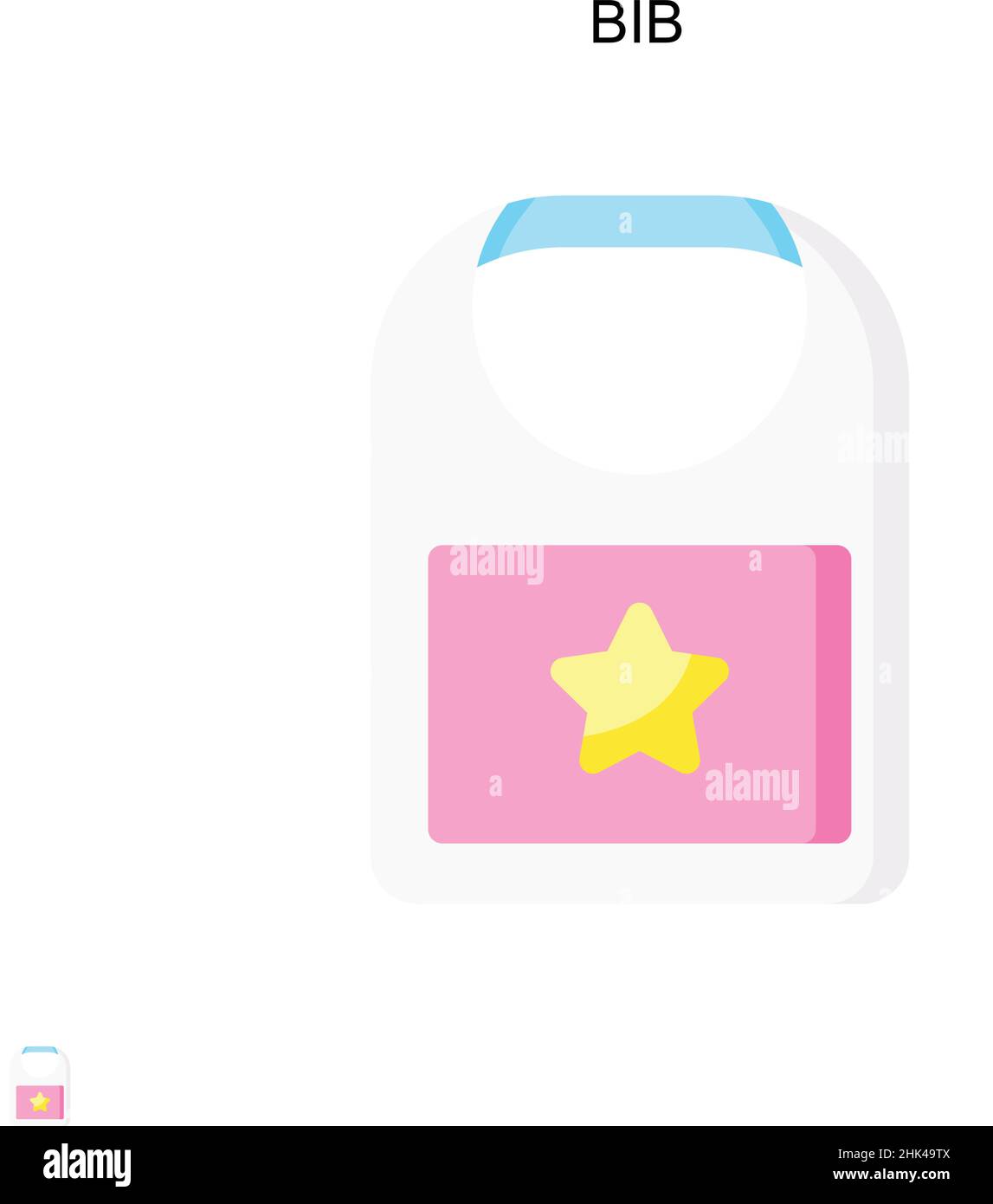 Baby Bib Card Template