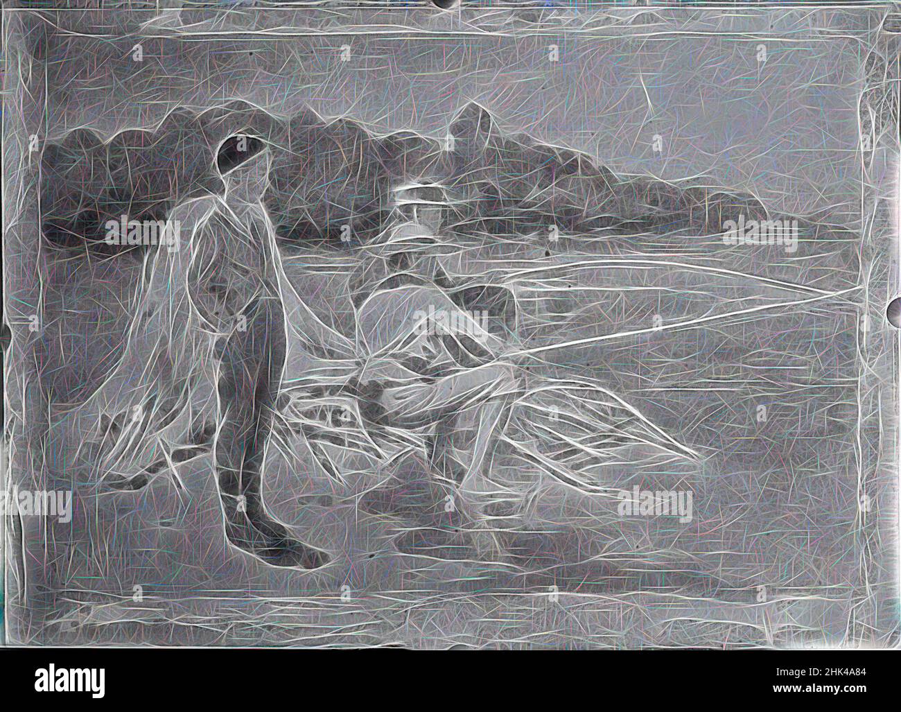 Inspired by Children Fishing, Theodore Robinson, American, 1852-1896 ...