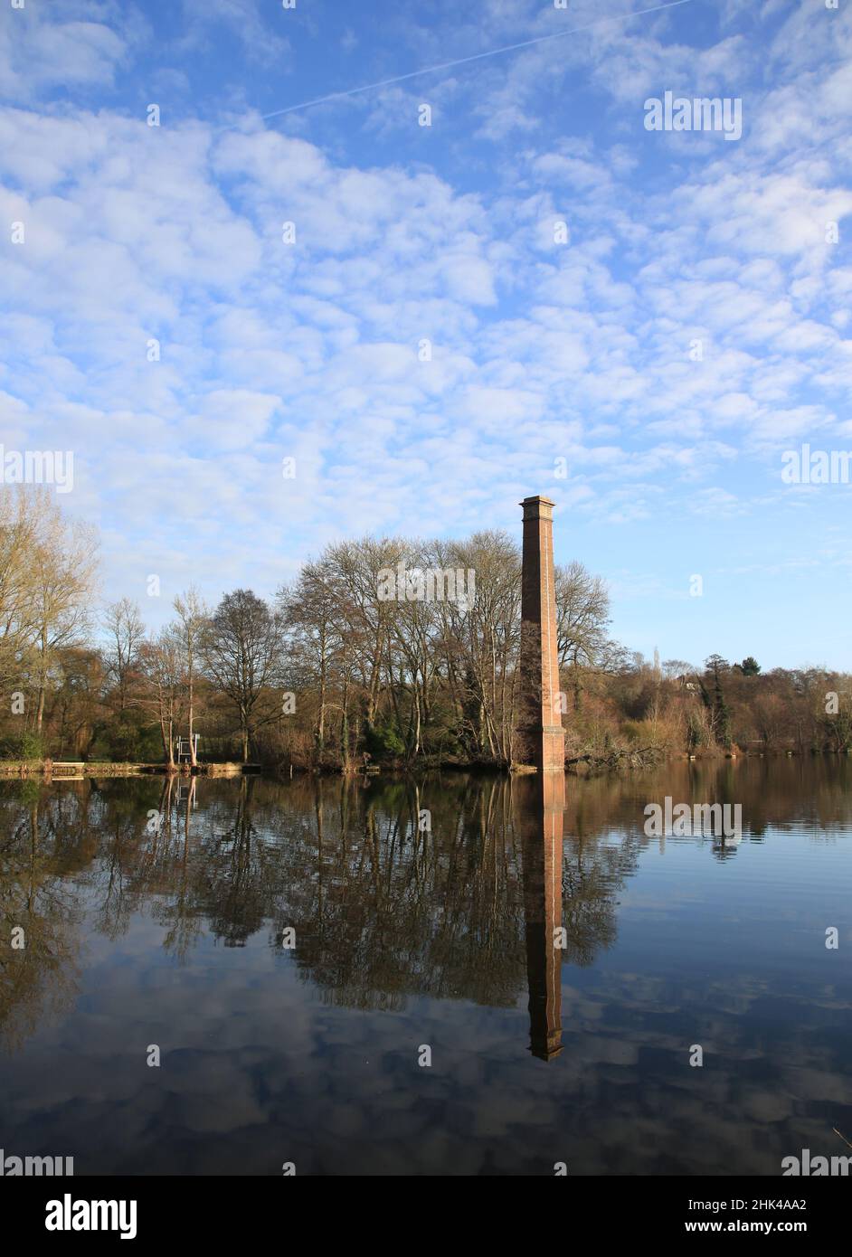 Stack pools in Springfield park, Kidderminster, Worcestershire, England ...
