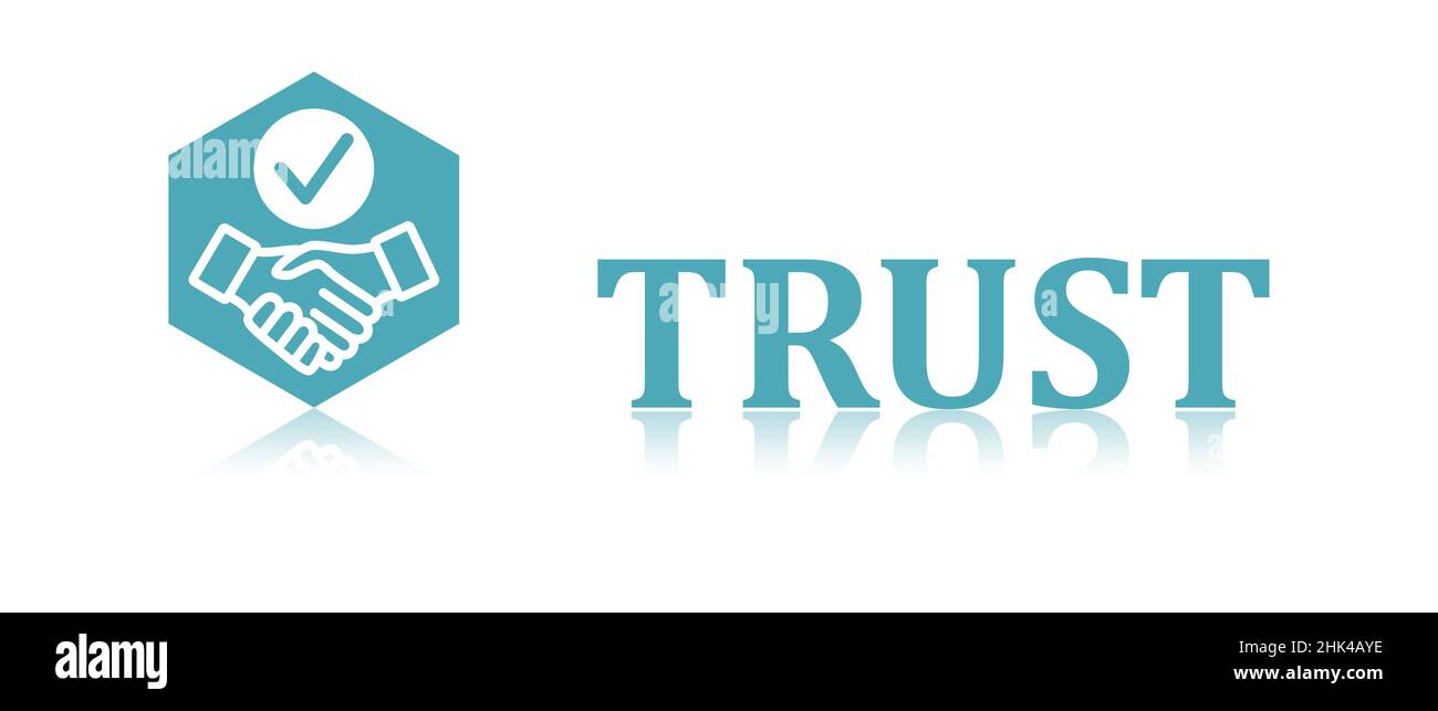 Illustration of a trust concept Stock Photo - Alamy